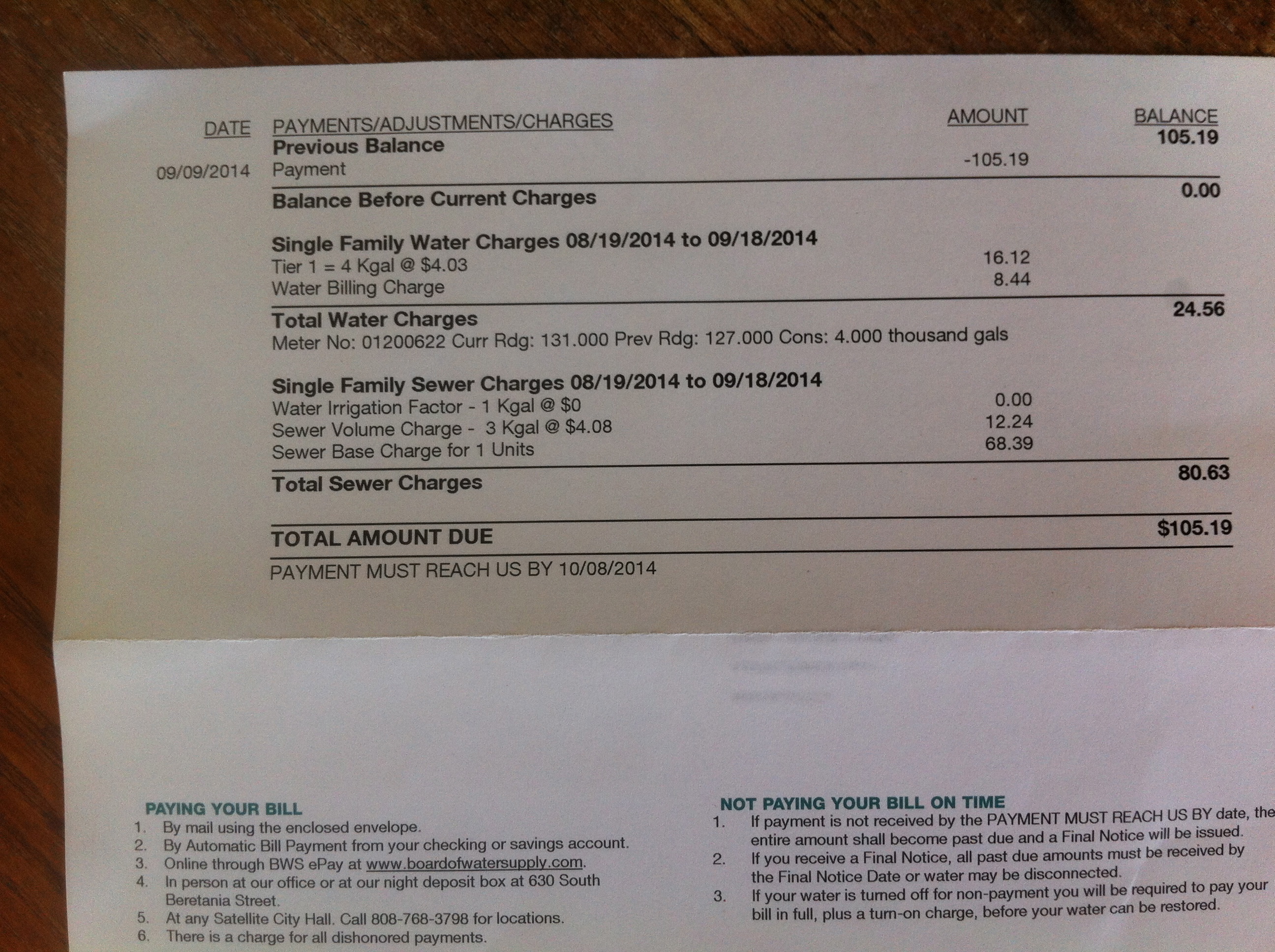 How To Read And Interpret Your Monthly Water Bill Green Living Ideas How To Read And Interpret Your Monthly Water Bill Green Living Ideas